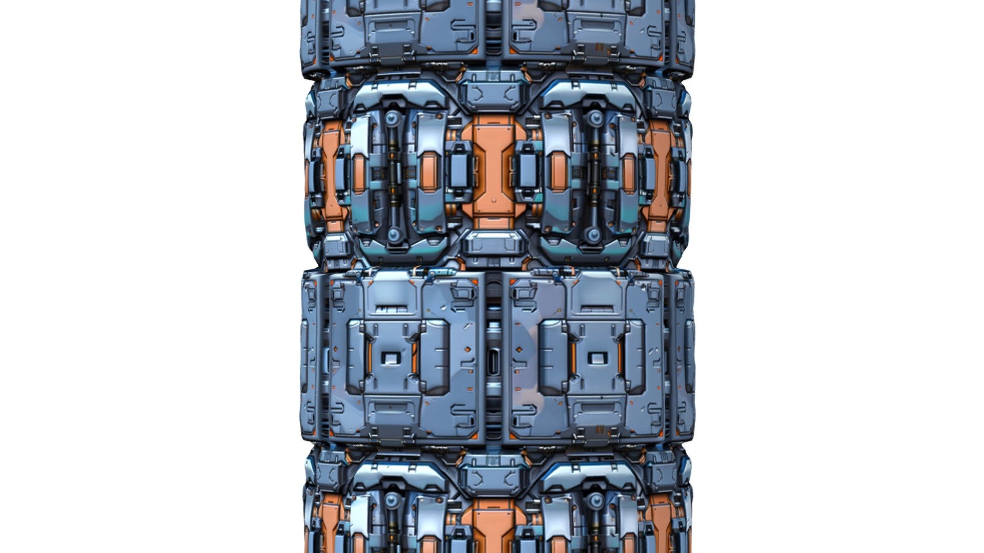 Sci-FI Seamless Texture - Buy Royalty Free 3D model by zames1992 ...