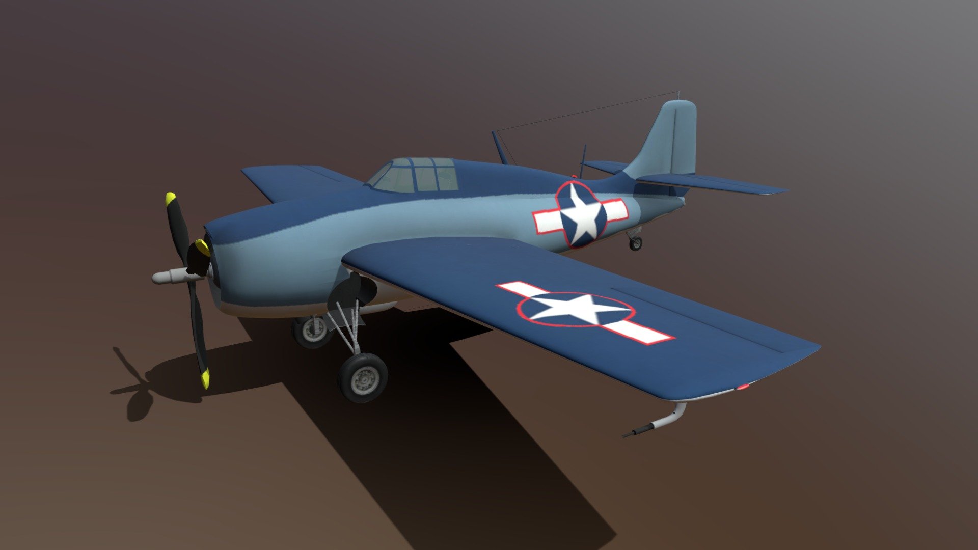 Grumman F4F Wildcat - Download Free 3D model by helijah [fb856c0 ...