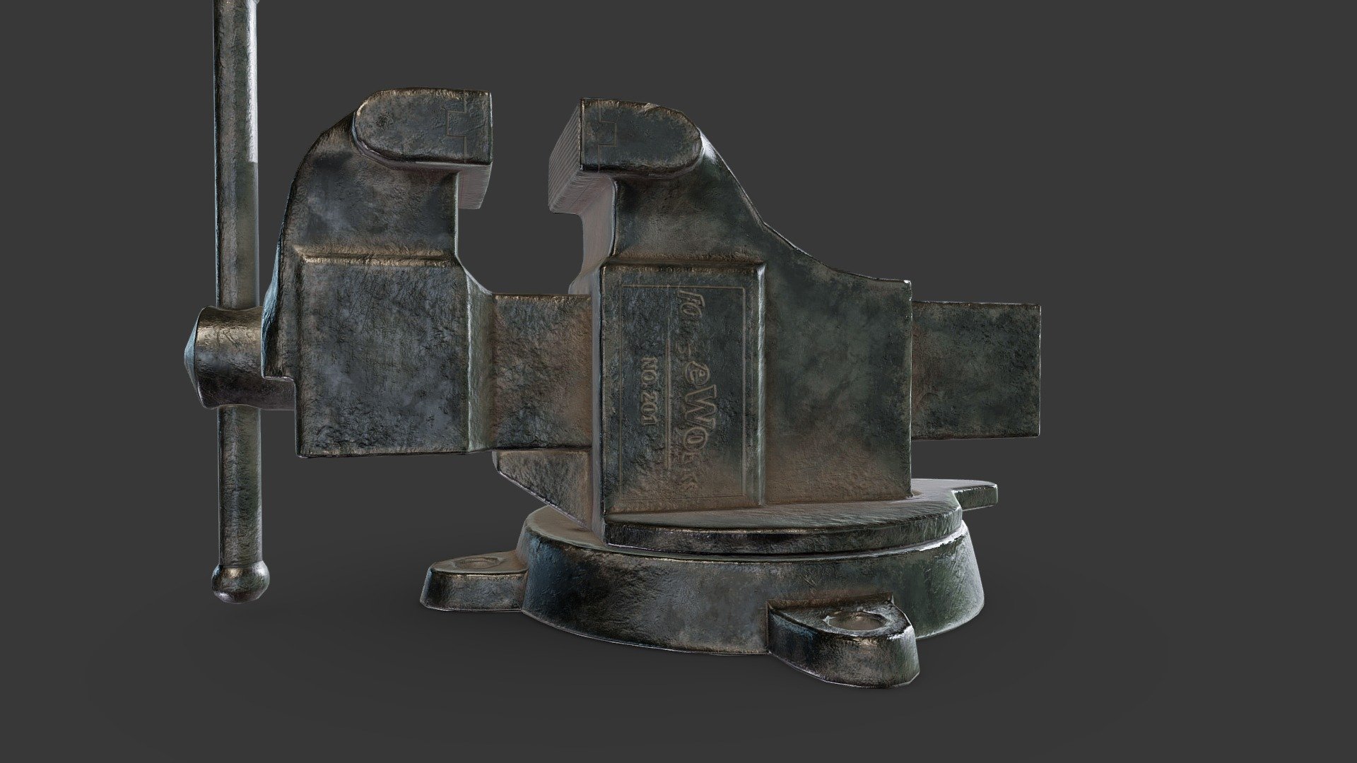 Workshop Bench Vise - 3D model by cptfurball [fb8709c] - Sketchfab