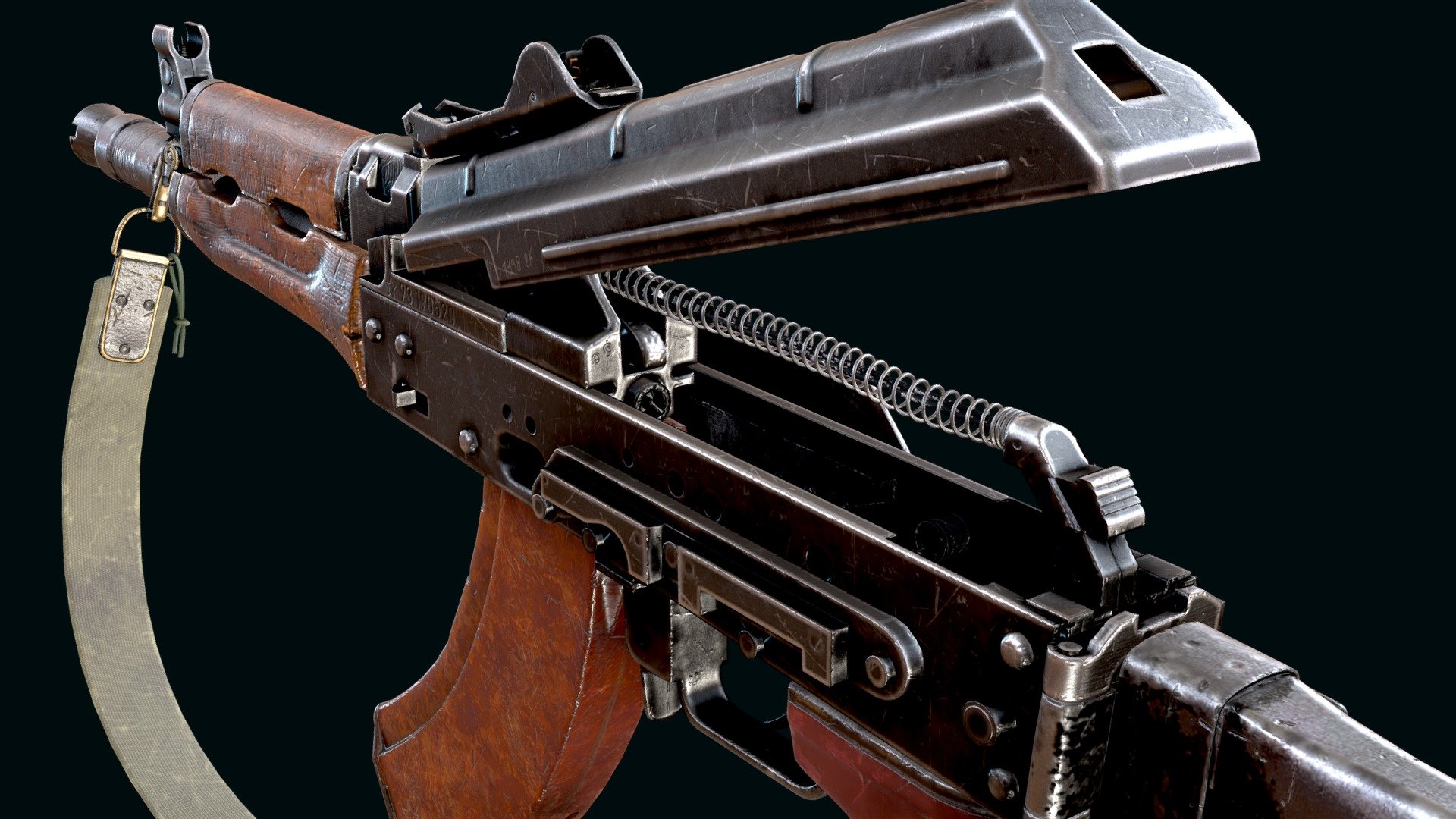 AK 74U-N - 3D model by Marko1937 [fb8727b] - Sketchfab