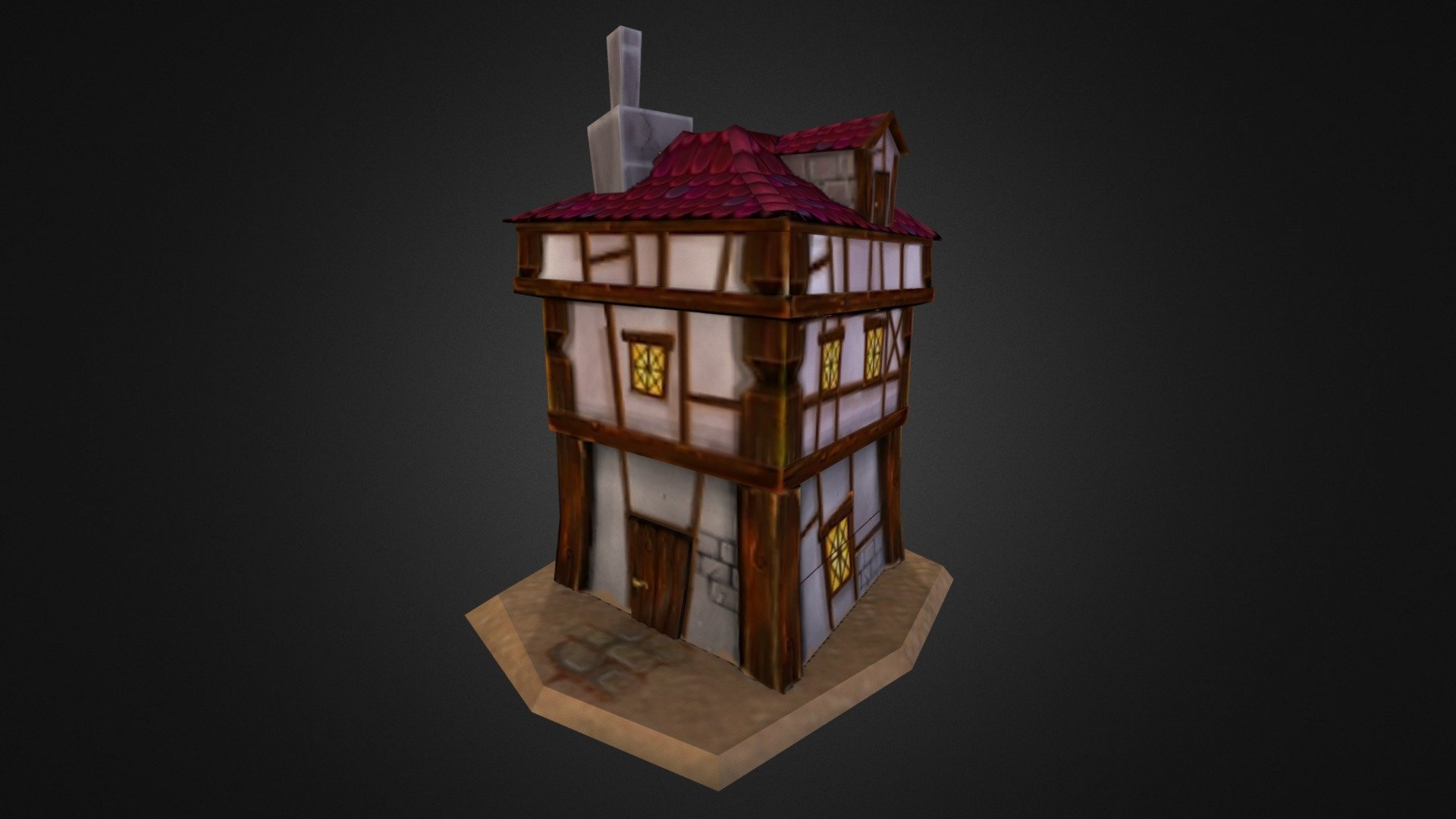 Medieval Paris Building - 3D model by MelSahanaja [fb87348] - Sketchfab