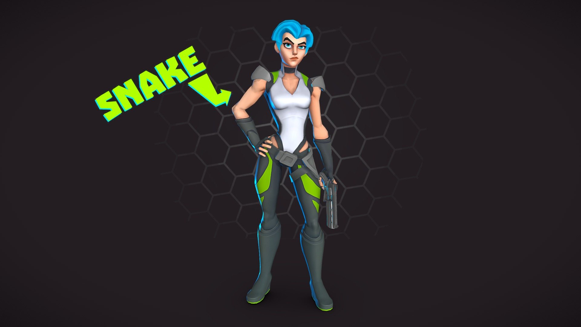 Snake - 3D model by deluxor [fb87918] - Sketchfab