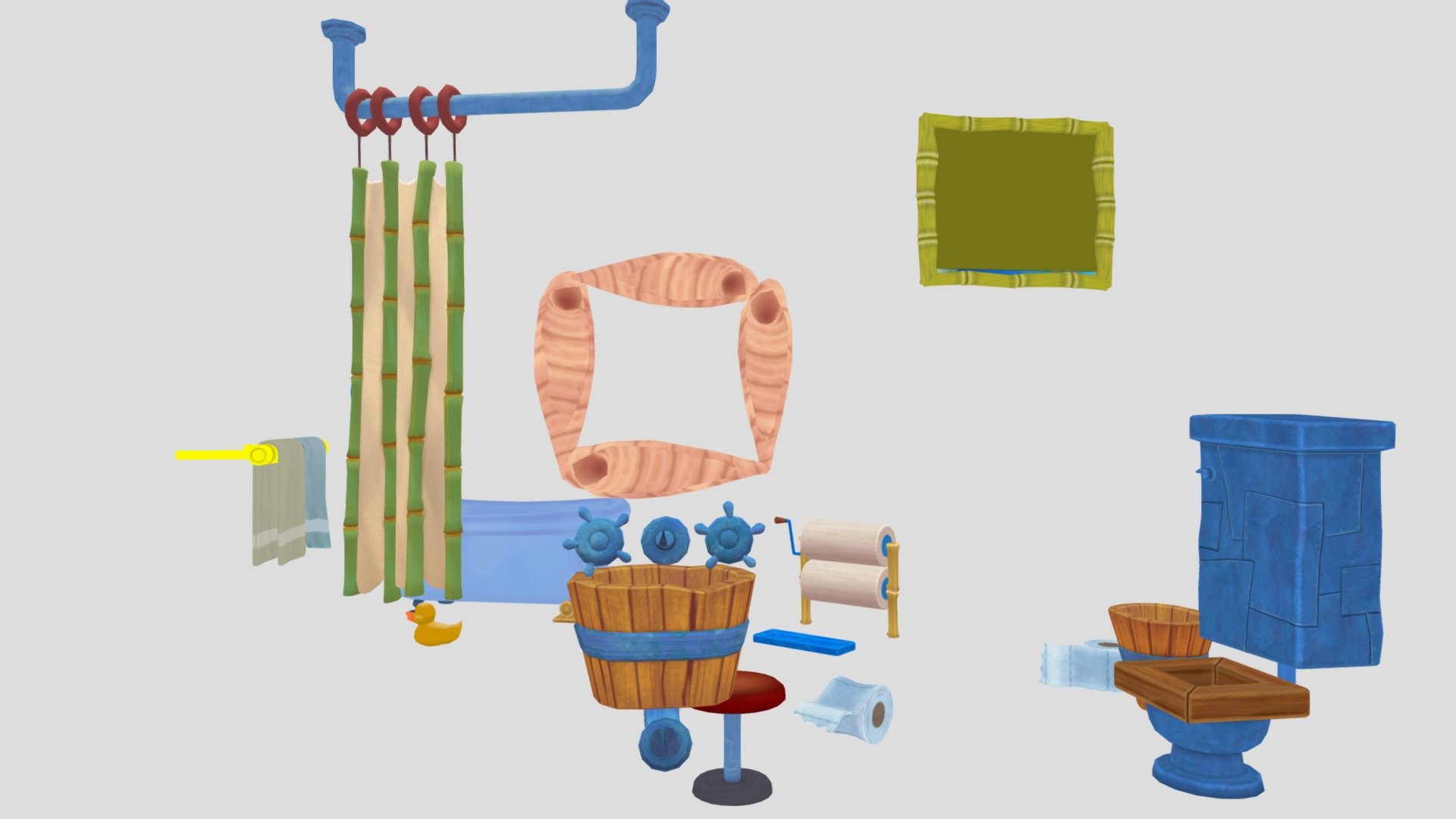 Bfbbr-Bathroom - Download Free 3D model by SMF Friends Fan 2024 YouTube ...