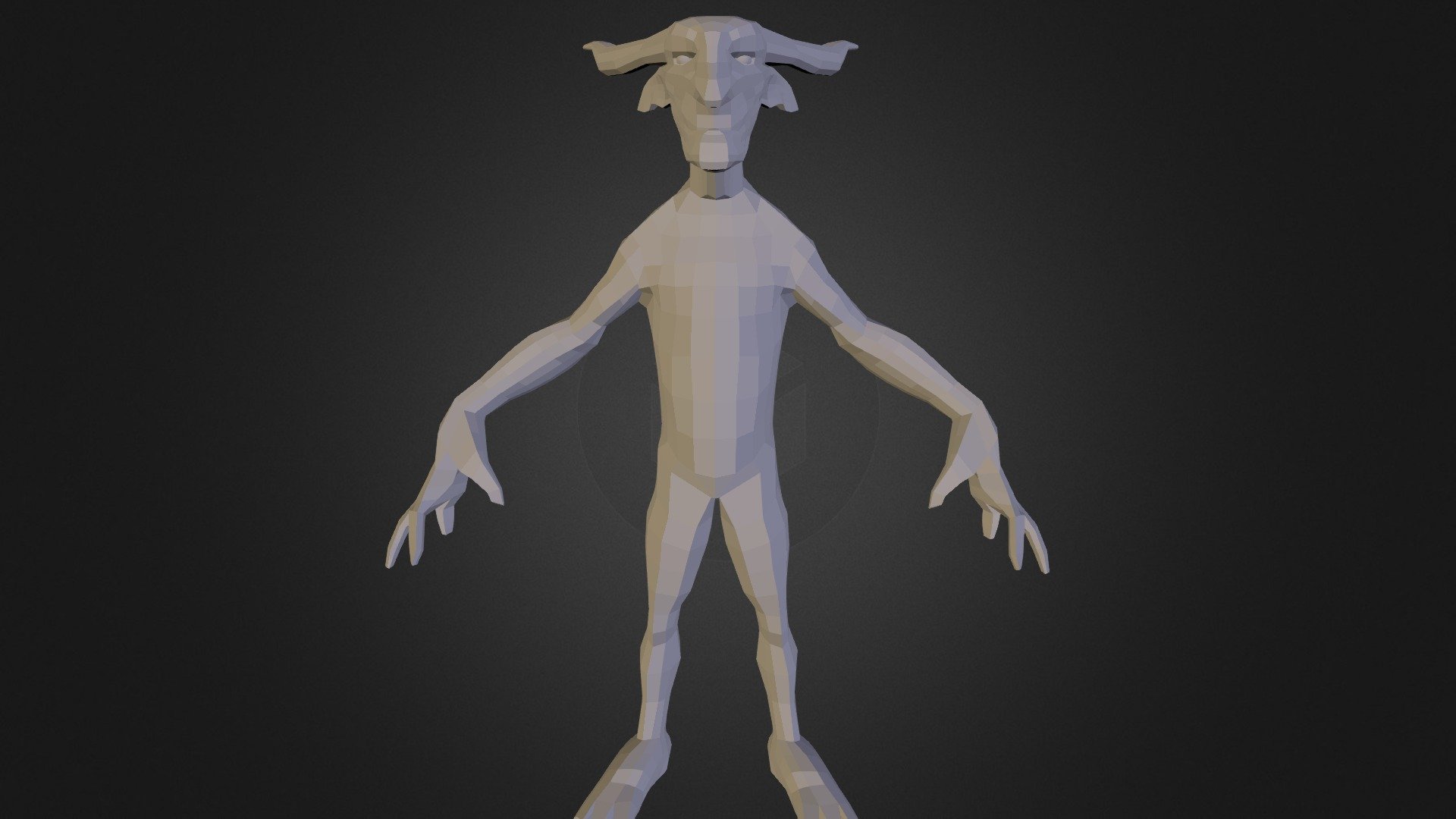Creature Base Mesh - 3D model by Jeff Spaulding (@cyberneurotik ...