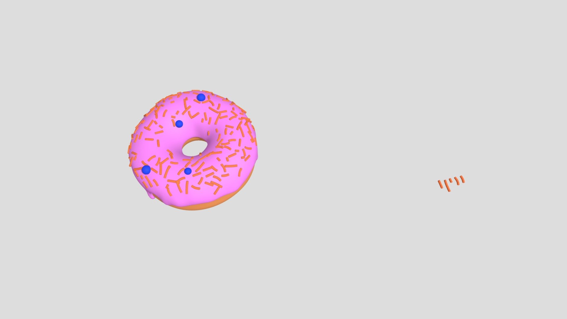 Doughnut - 3D model by 1057023 [fb8c04c] - Sketchfab