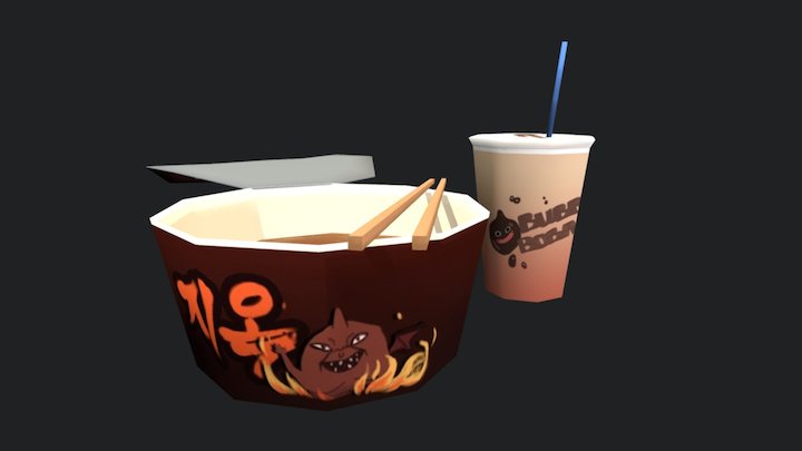 Ramyun 3D models - Sketchfab