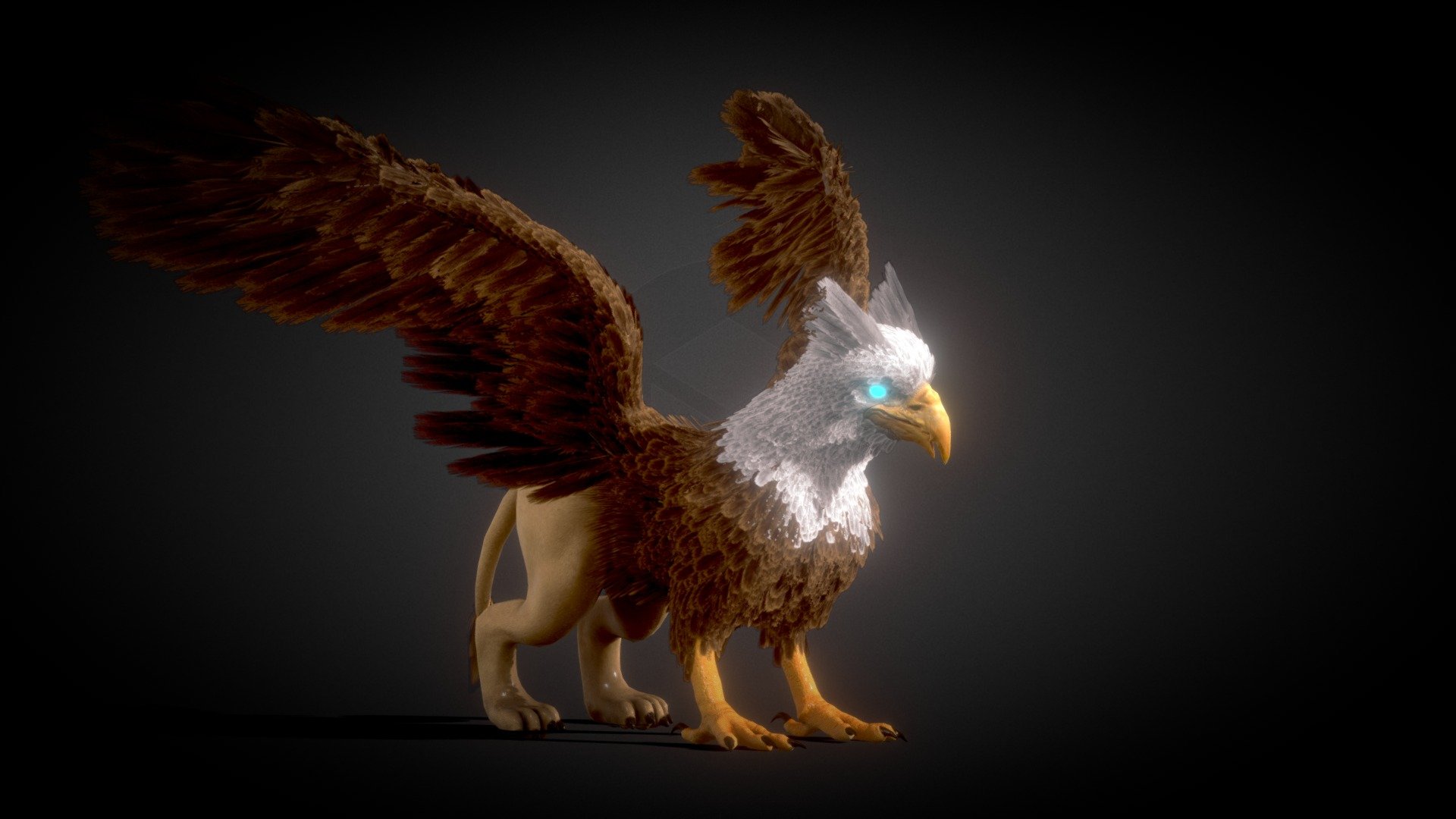 Griffon Rigged New Free Fire Max Pet - 3D model by UNKNOWN ADAM (@ADAM