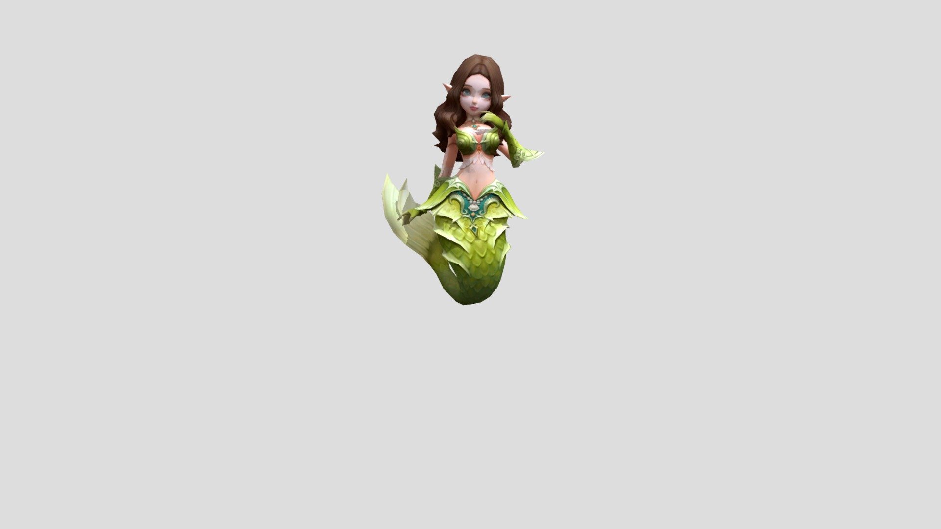 Mermaid - Download Free 3D model by 00102 [fb90518] - Sketchfab