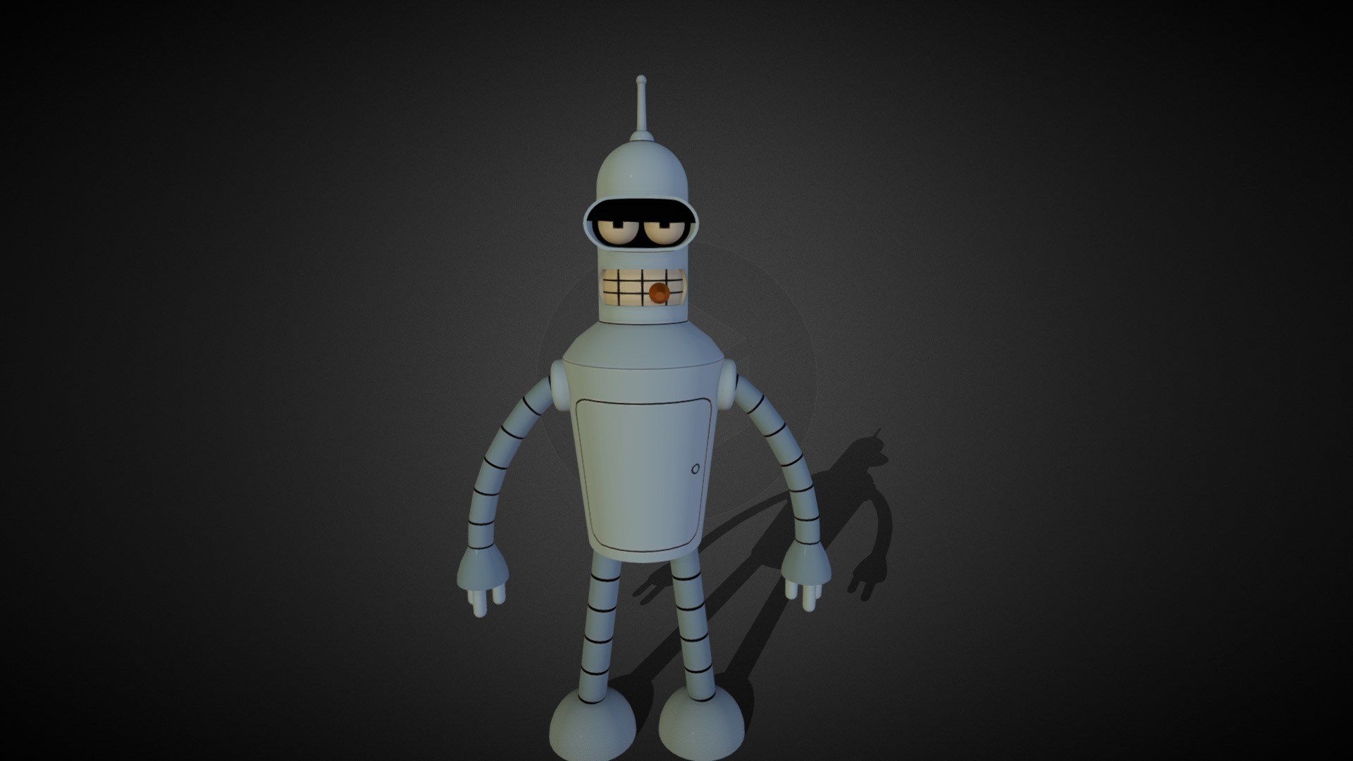Bender Bending Rodriguez - Download Free 3D model by GRIP420 [fb93076 ...
