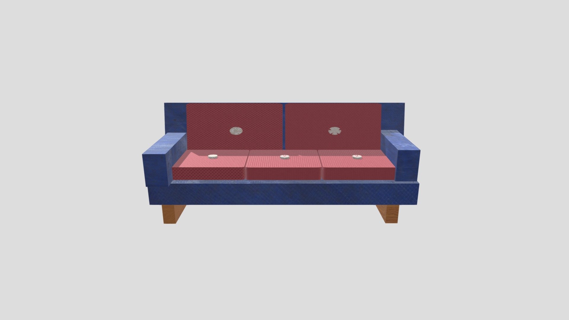 Basic Textured Couch - 3D model by Neckster1233 [fb94094] - Sketchfab