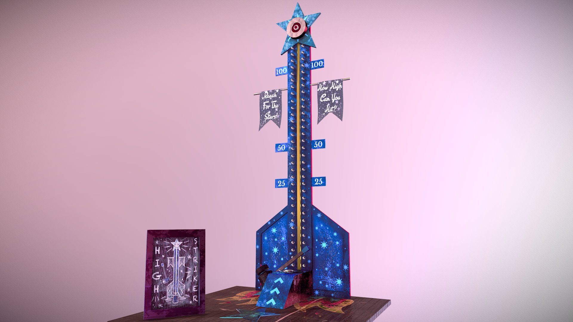 Hammer Strike - 3D model by SianBoyle [fb9627e] - Sketchfab
