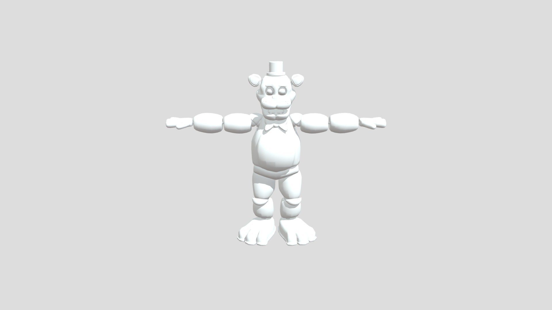Freddy fazbear model for 🆓 - Download Free 3D model by cexiersd ...