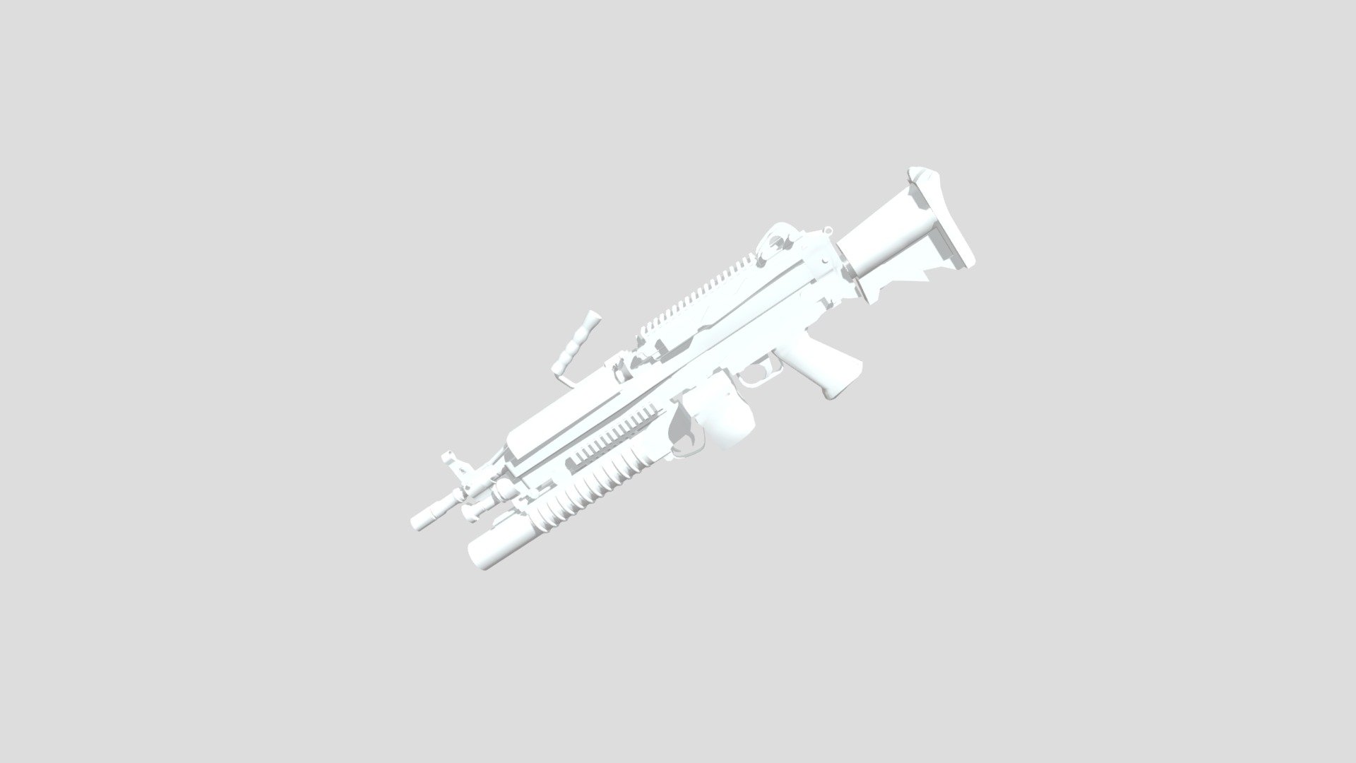 Brutal Doom VR Machinegun - Download Free 3D model by Choc Gun ...