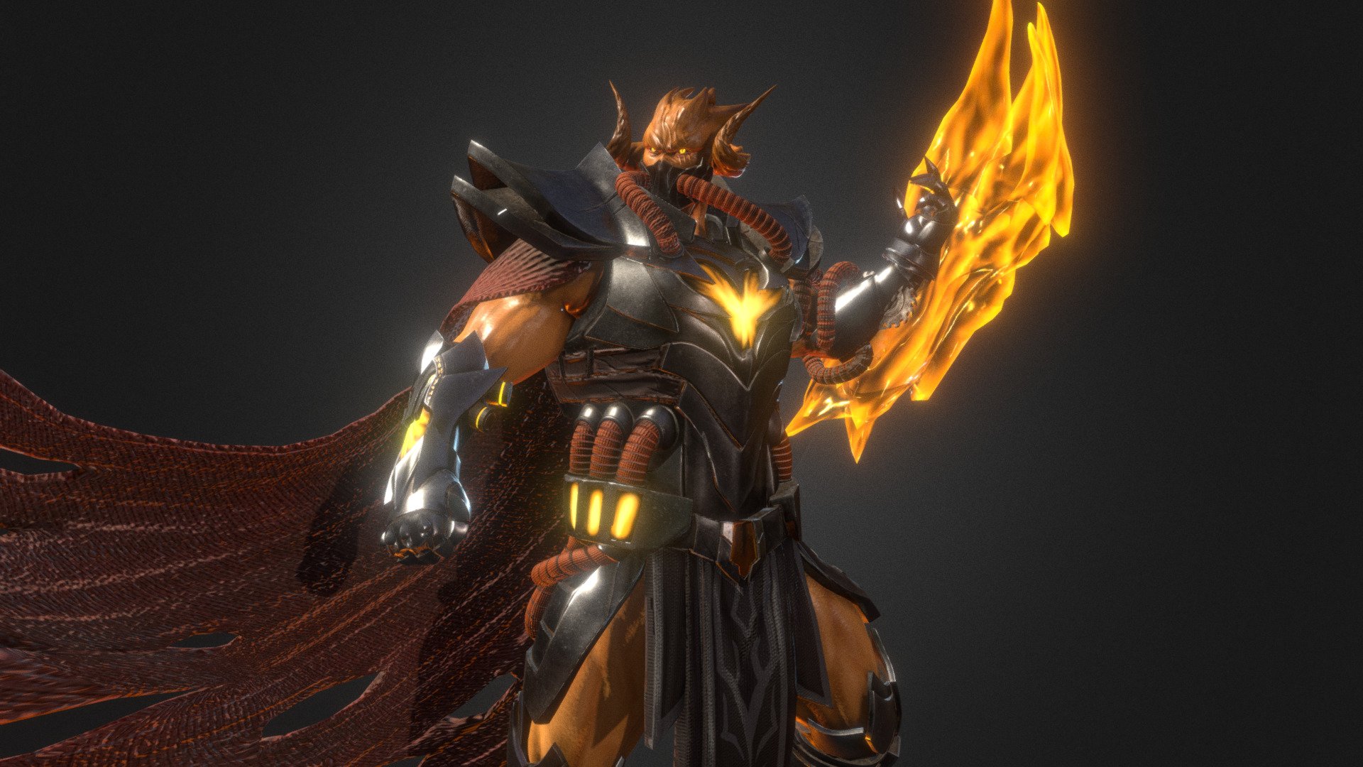 Midregas, Master of Mordrak Castle - 3D model by Yohiner Moreno ...