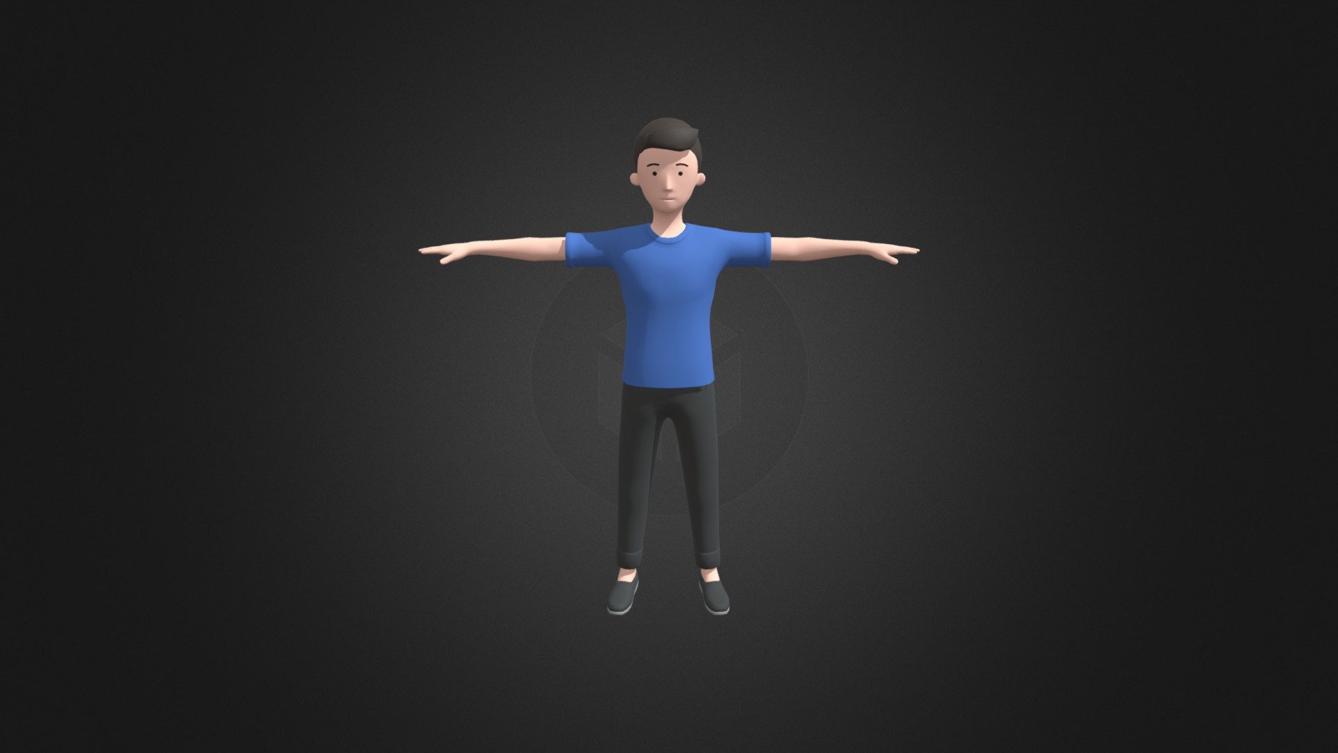 Male Catoon Character - Download Free 3D model by Hũ (@Huunguyen98 ...