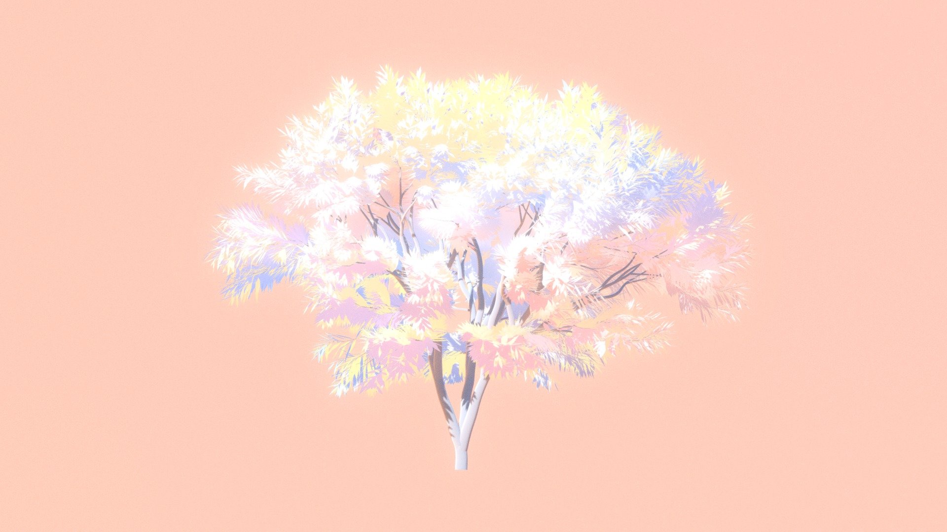 yellow tree - Download Free 3D model by amijinyousha [fb98a2e] - Sketchfab