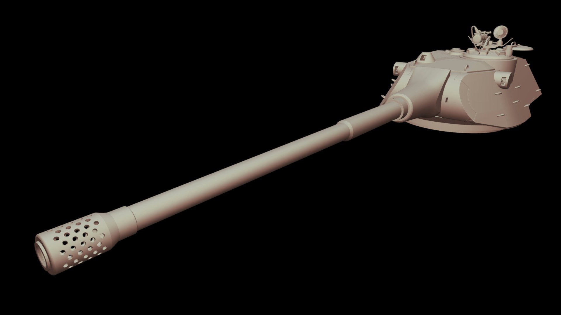 VK 75.01 k Turret + FG 1300 IRNV (3D Printable) - 3D model by Austrian ...