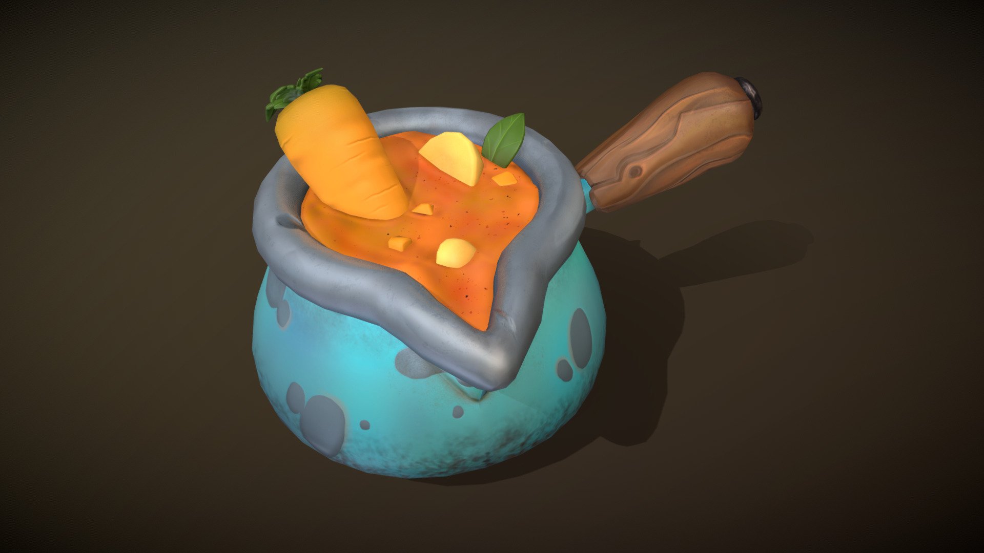 Cooking Pot - 3D model by tirariharari [fb99a80] - Sketchfab