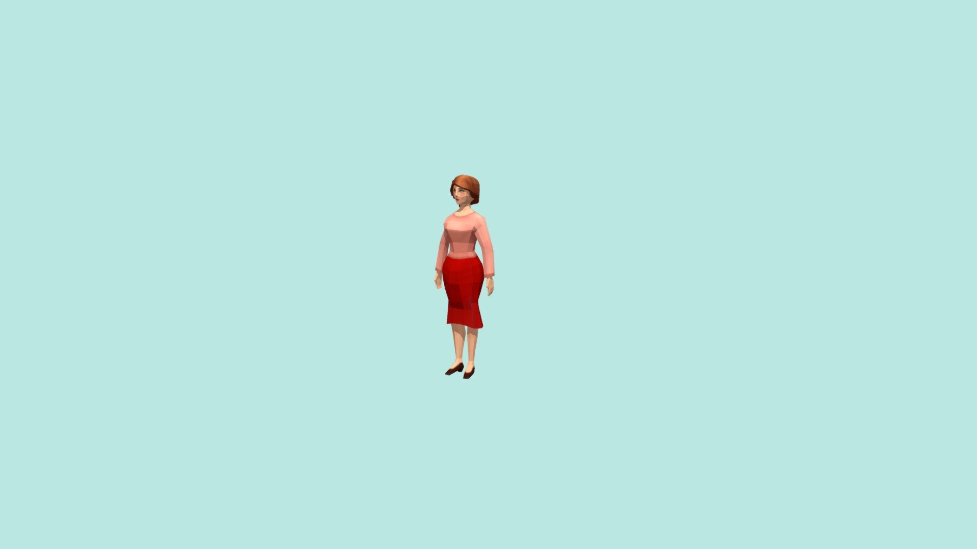 Woman shopper - 3D model by fess94 [fb9b748] - Sketchfab