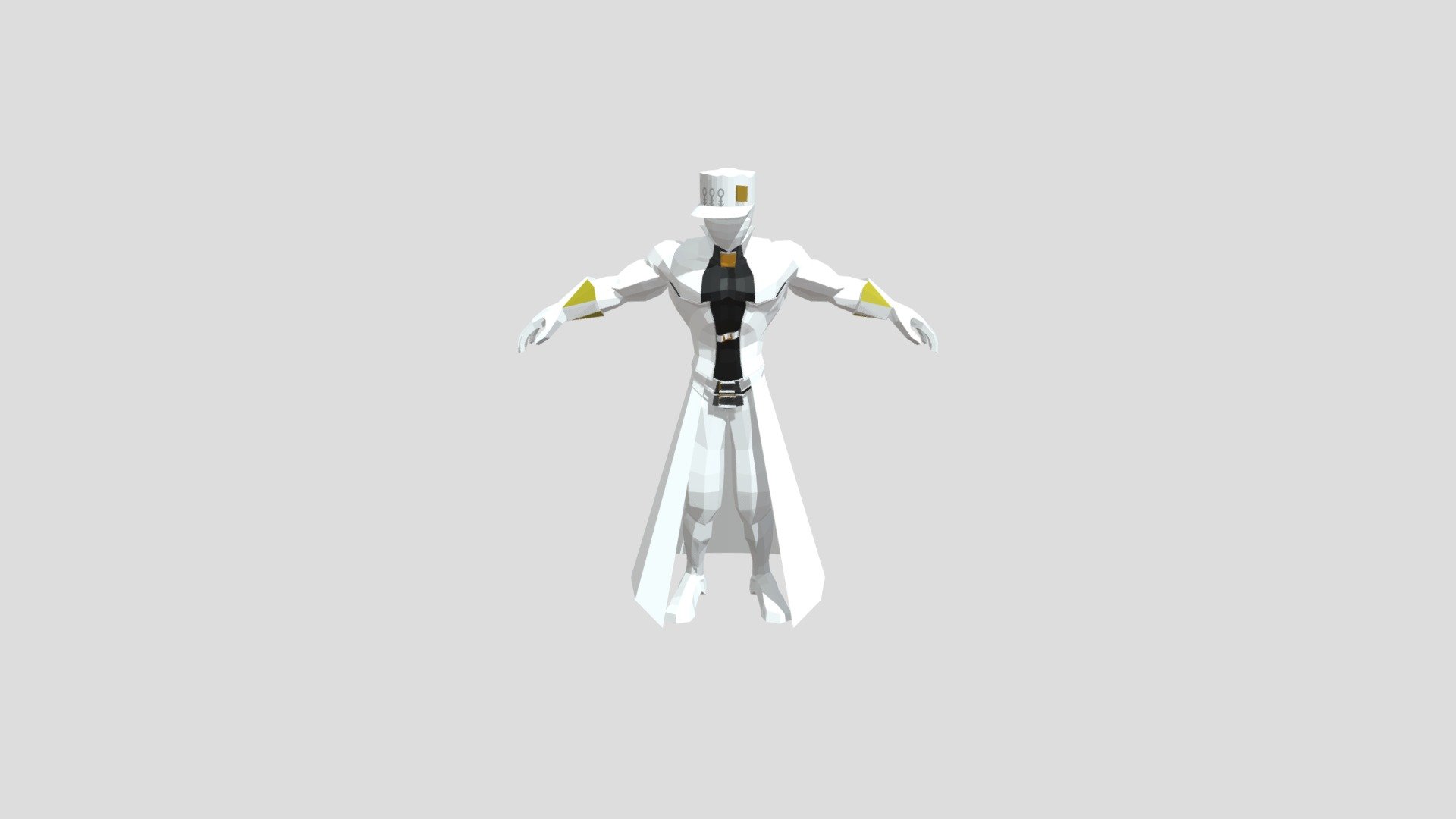Jotaro DIU \\ JoJo's Bizarre Adventure Rig - Download Free 3D model by ...