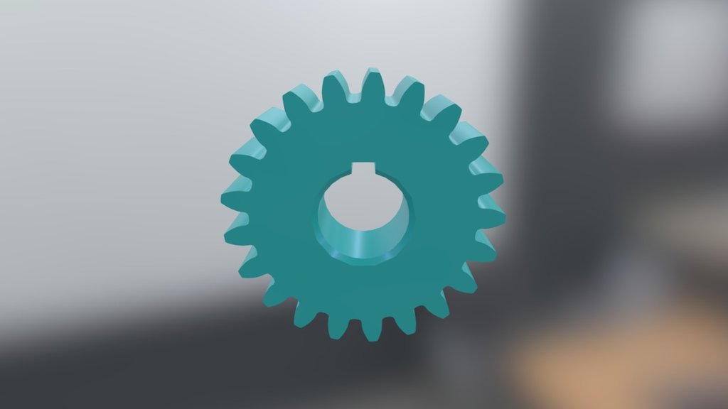 Involute Gear - 3D model by Julio Espinoza (@jde6) [fb9fd18] - Sketchfab