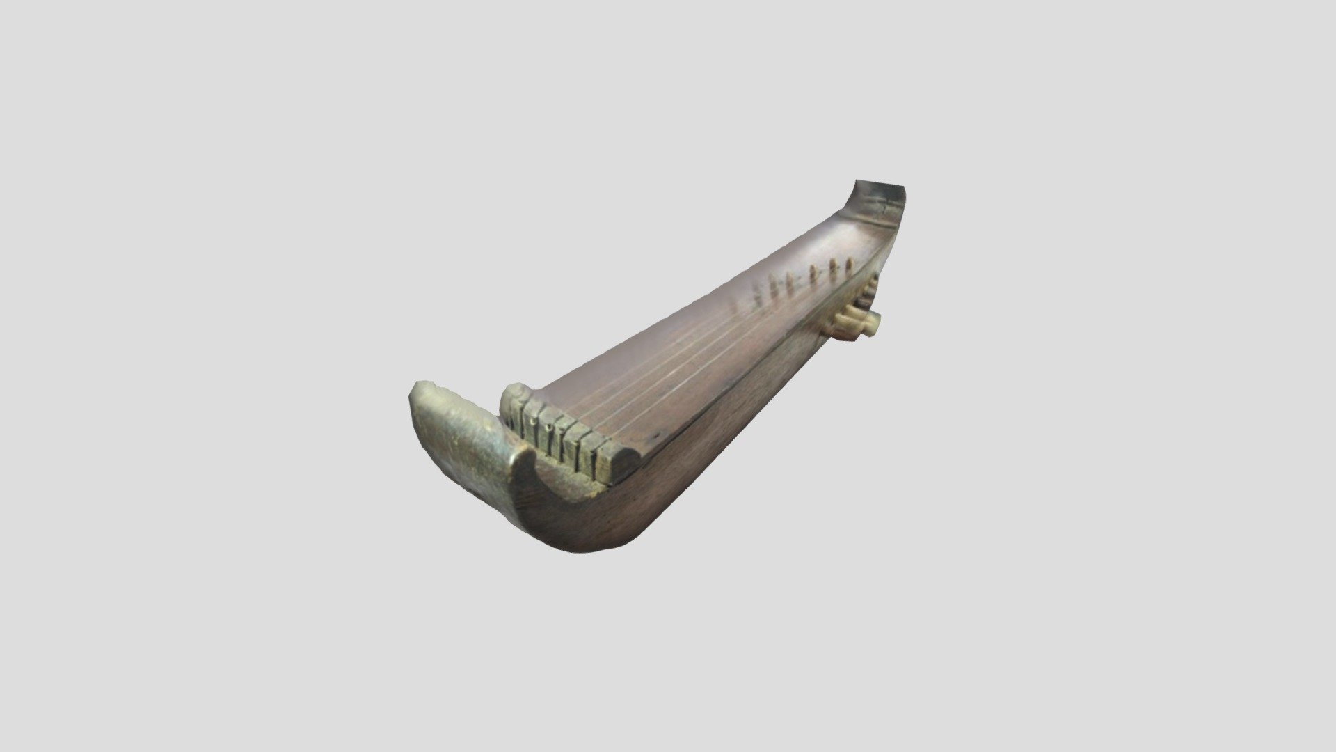 Jentreng - Alat Musik Tradisional Jawa Barat - 3D model by ...