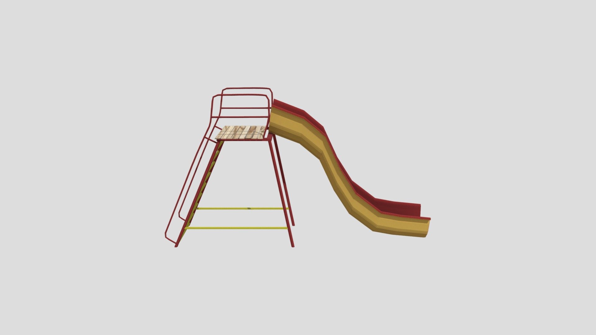 Children Slide Classic Red-Yellow - Download Free 3D model by mira9 ...