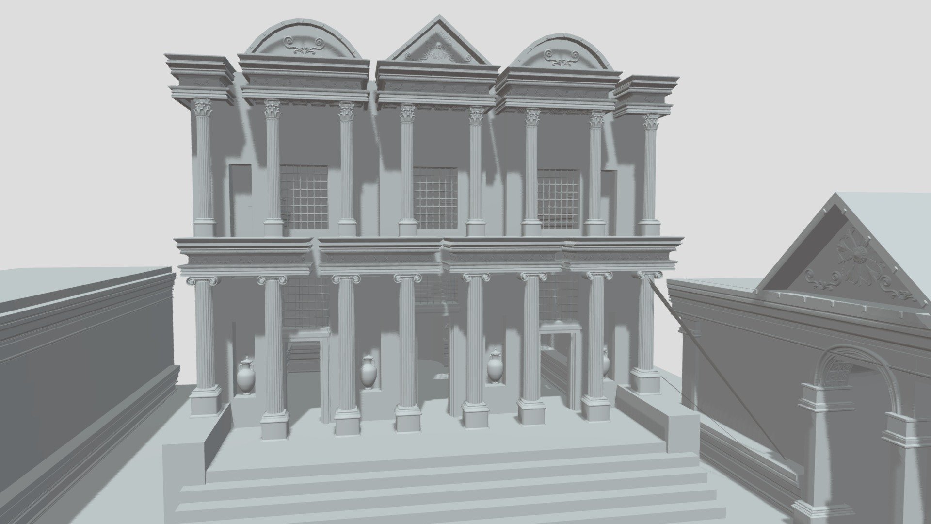 Celsus library Ephesus, turkey - 3D model by gozzque [fba06aa] - Sketchfab
