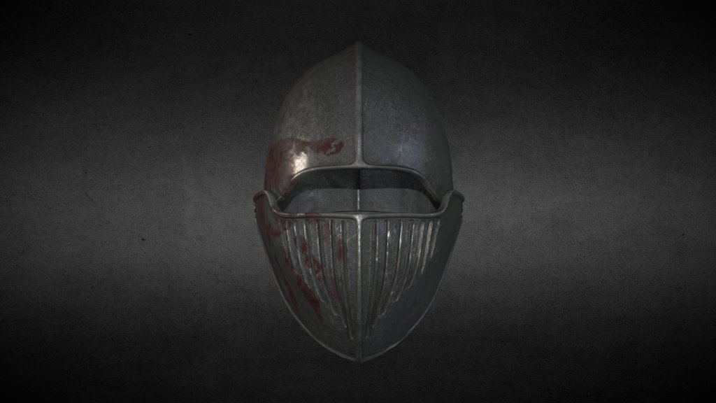 Iron Helmet - 3D model by Huko3d [fba160b] - Sketchfab