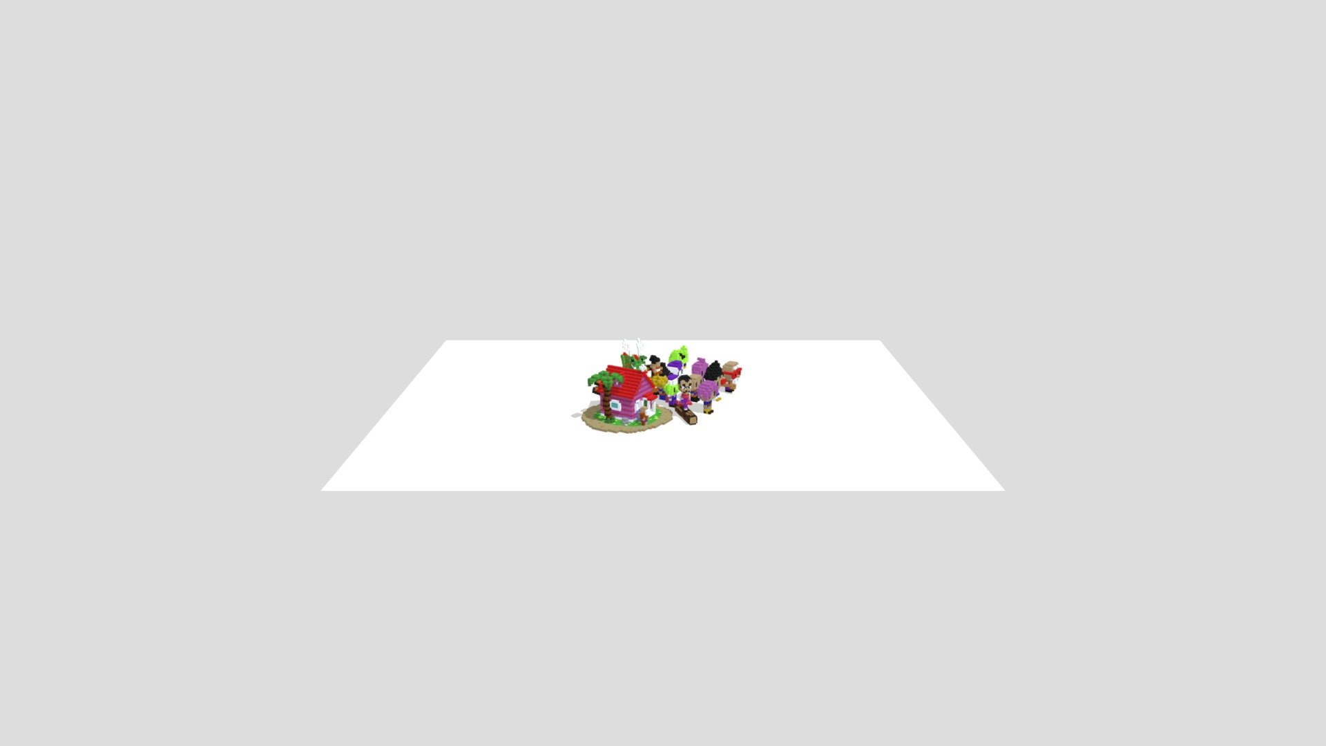 Voxel Isometric Pack Dragon Ball - 3D model by GreatDesignerSoftware ...