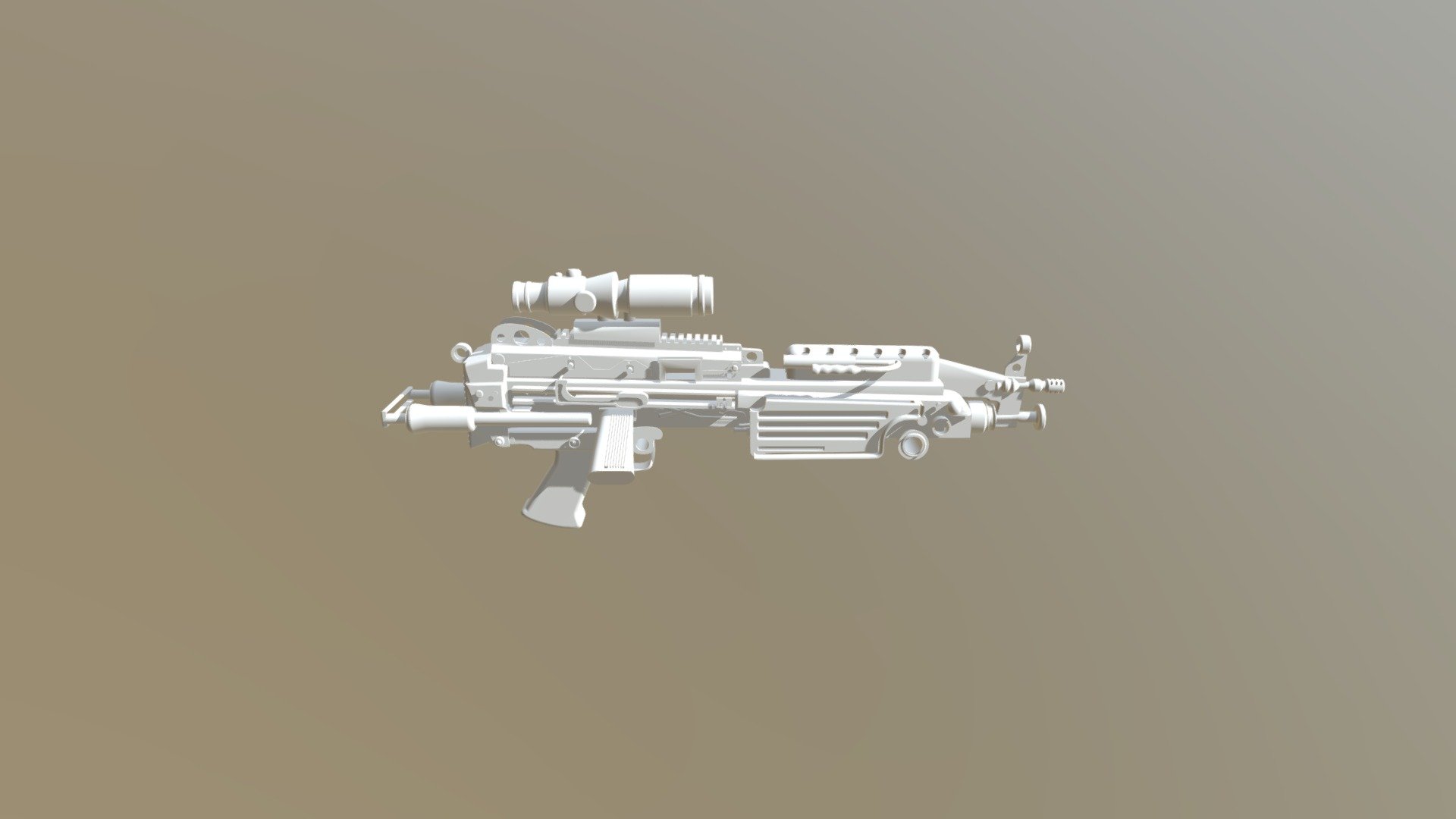 Bucky's Avengers Infinity War rifle - 3D model by novembercos [fba23b9 ...