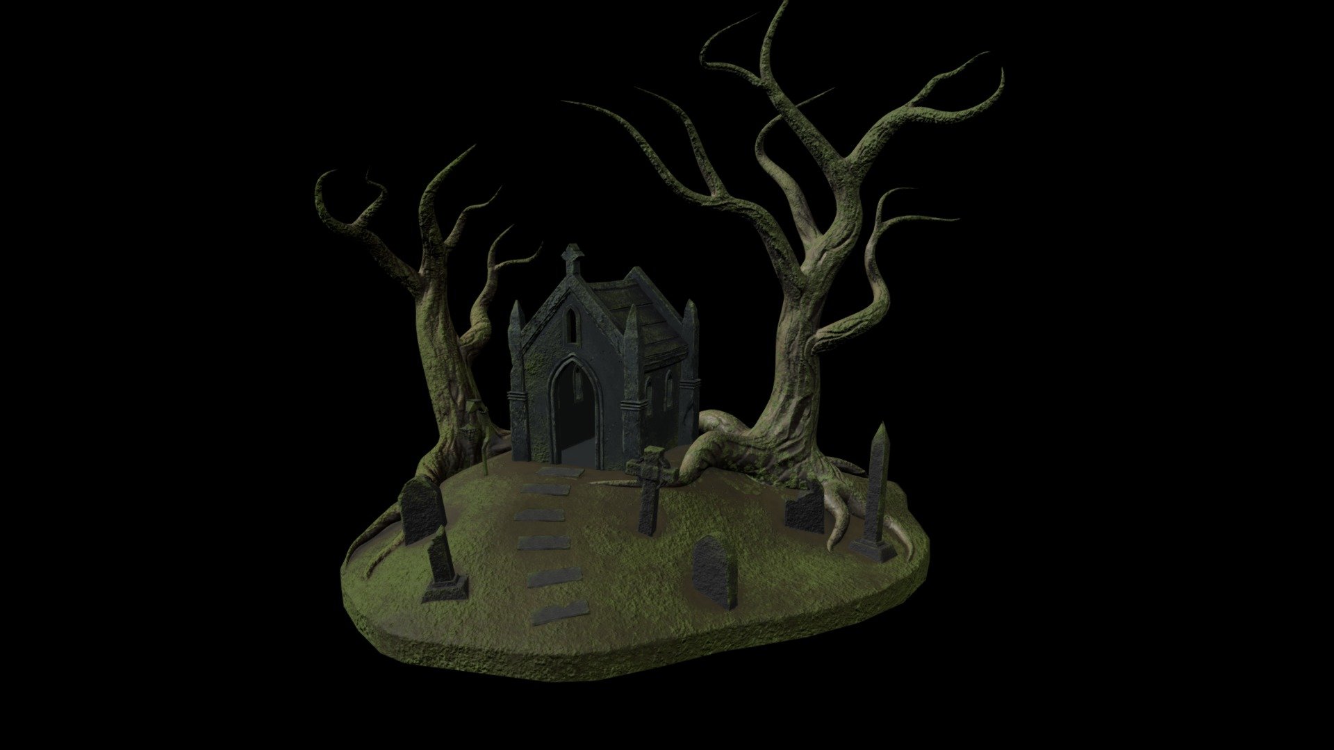 Swamp Graveyard - 3D model by Riley Hunsaker (@rileyhunsaker) [fba2723 ...