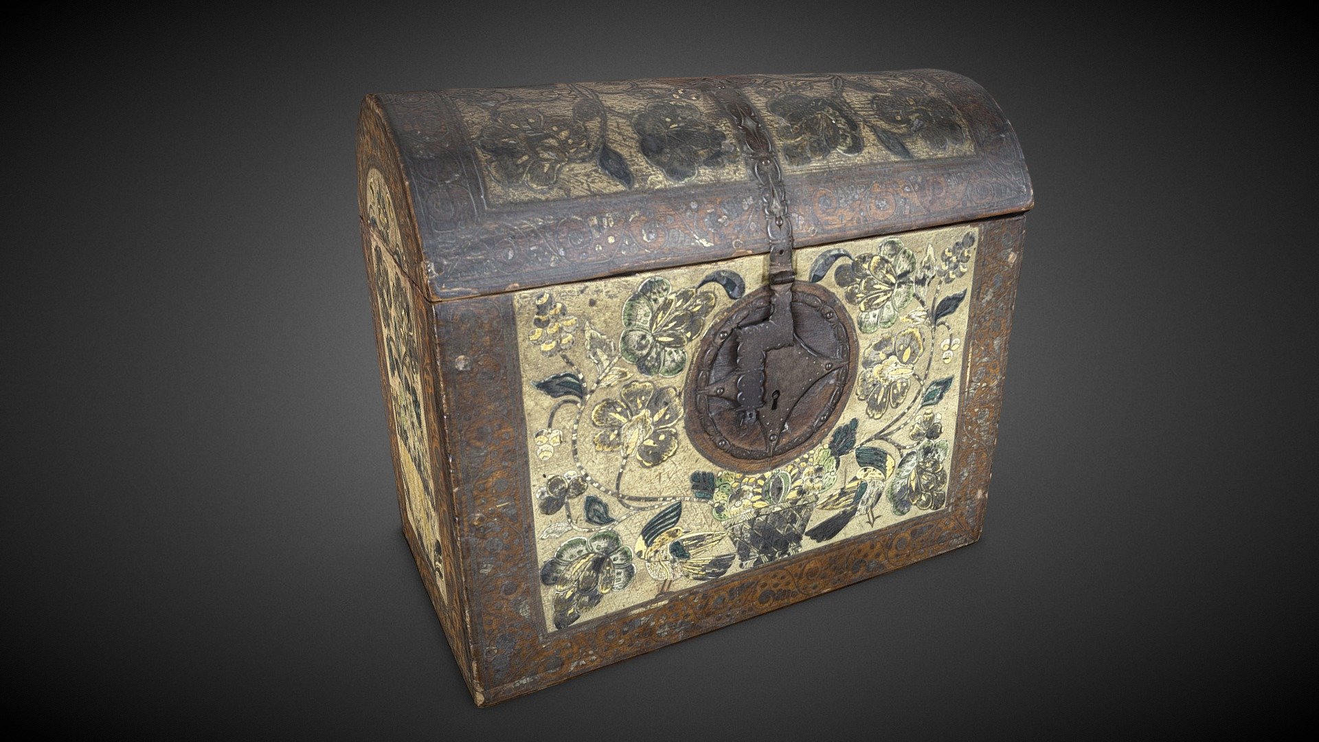 Old box from National Trust UK. Photogrammetry - Download Free 3D model ...