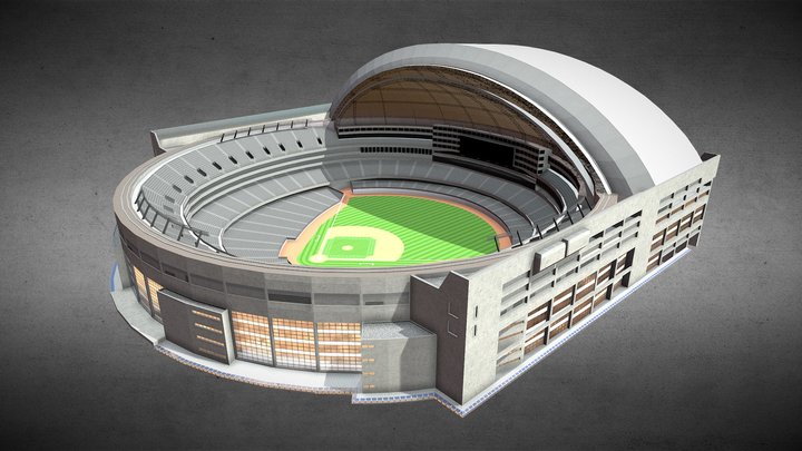 Baseball stadium 3D Models Sketchfab