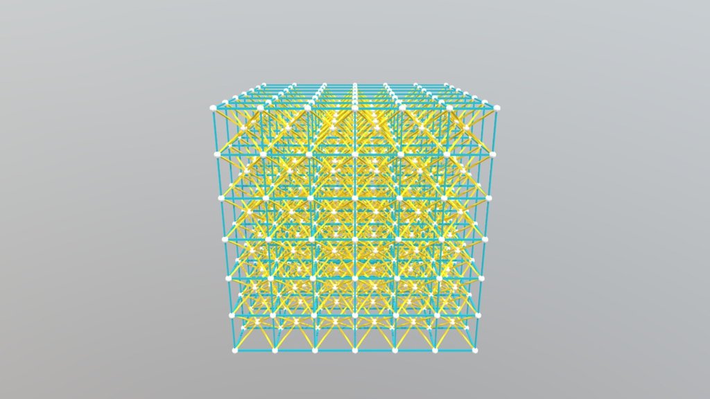 Body-centered-cubic-lattice - 3D model by helenyu0620 [fba6d1a] - Sketchfab