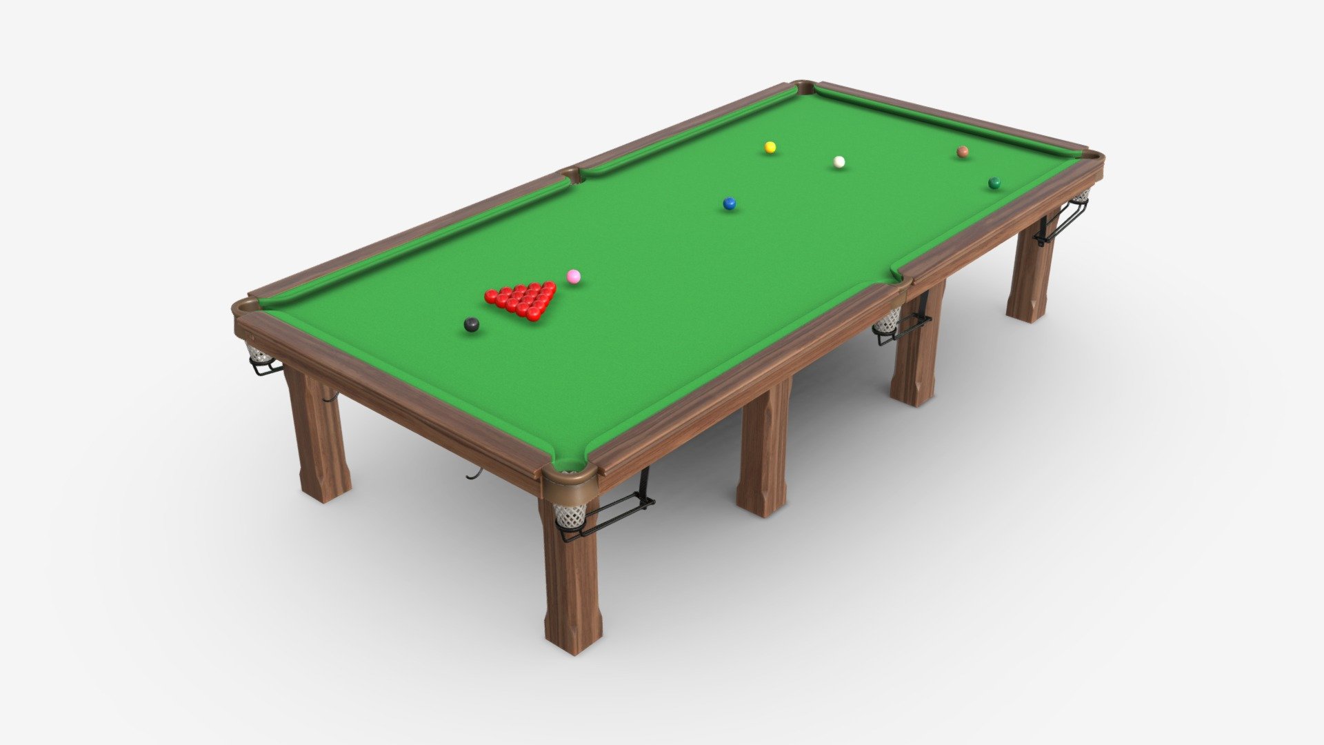Billiard Snooker Table Full 02 - Buy Royalty Free 3D model by HQ3DMOD (@AivisAstics) [fba784d ...