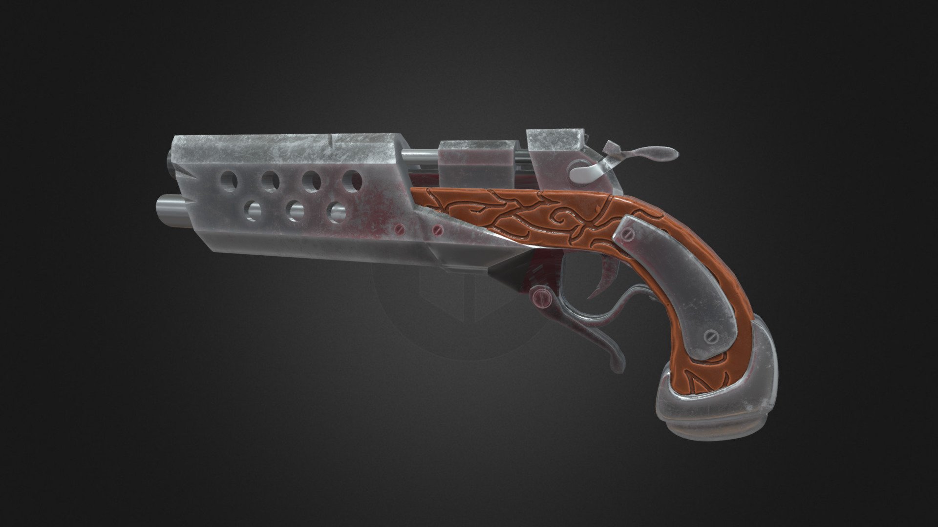 Steampunk Flintlock - 3D model by aerqophs [fba8146] - Sketchfab