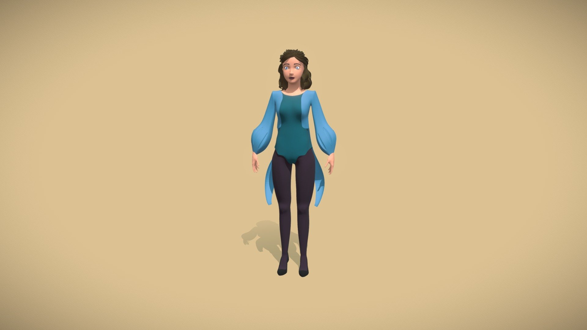 Mabel Pines 3D character - 3D model by Merelin Nikolova ...