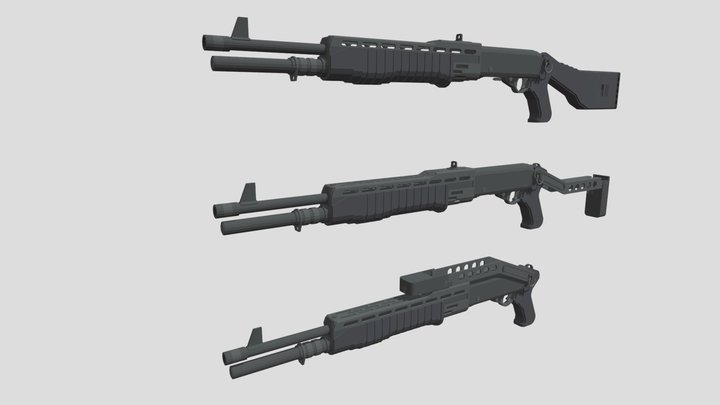 Spas-12 3D models - Sketchfab