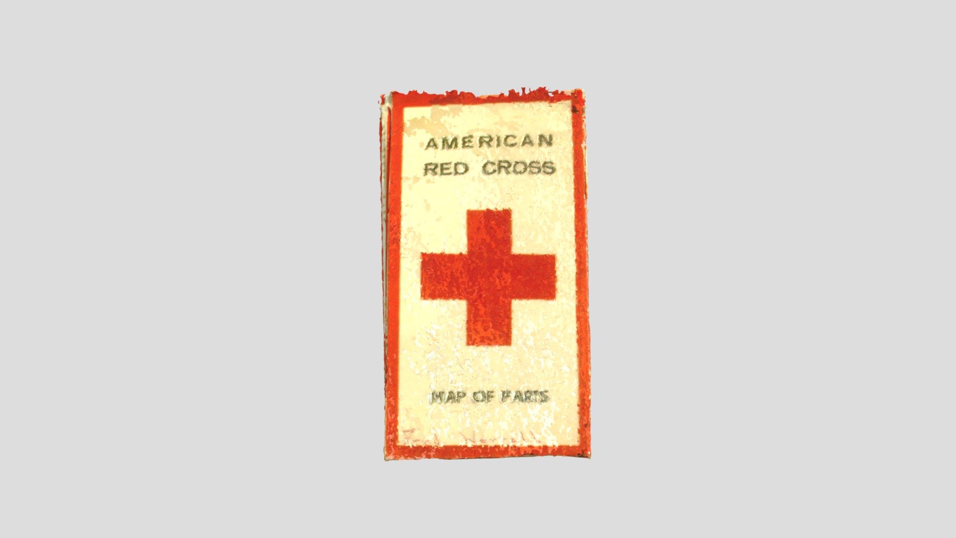 American Red Cross Map of Paris (VCU_3D_5447) - Download Free 3D model ...