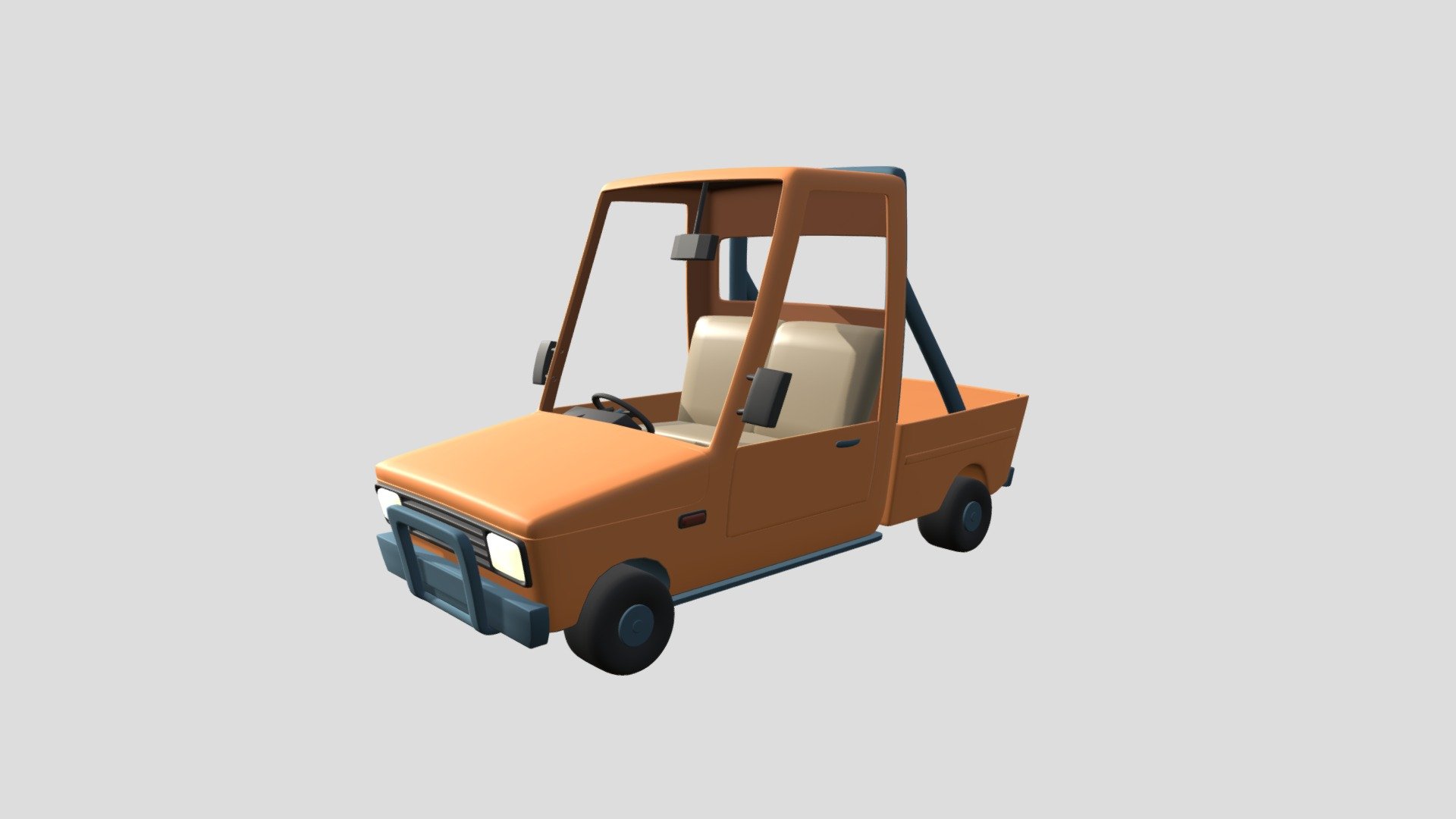 Stylized Car - 3D model by arthurthadeu [fbac224] - Sketchfab
