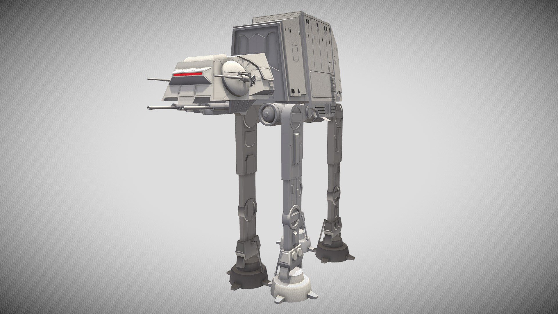 All Terrain Armored Transport - AT-AT - 3D model by zanexax [fbace38 ...