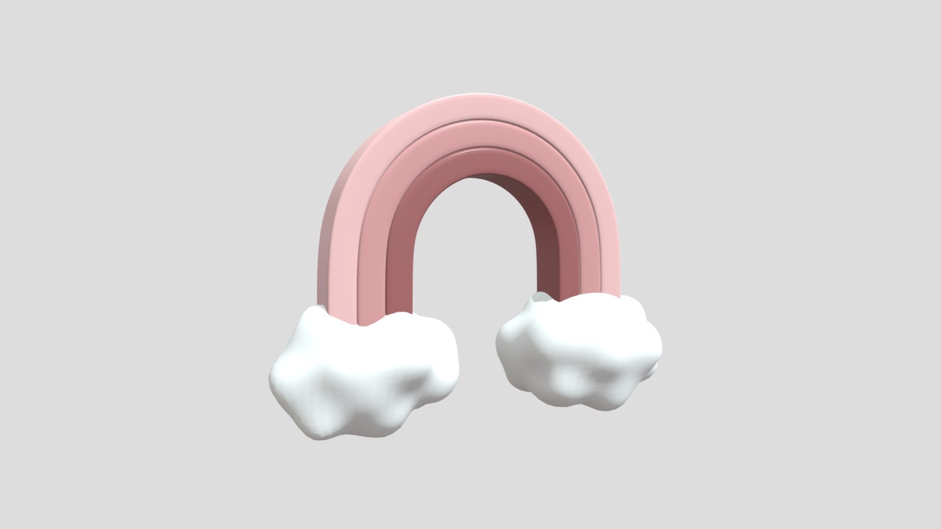 Pink Rainbow - 3D model by amsiu [fbad42d] - Sketchfab