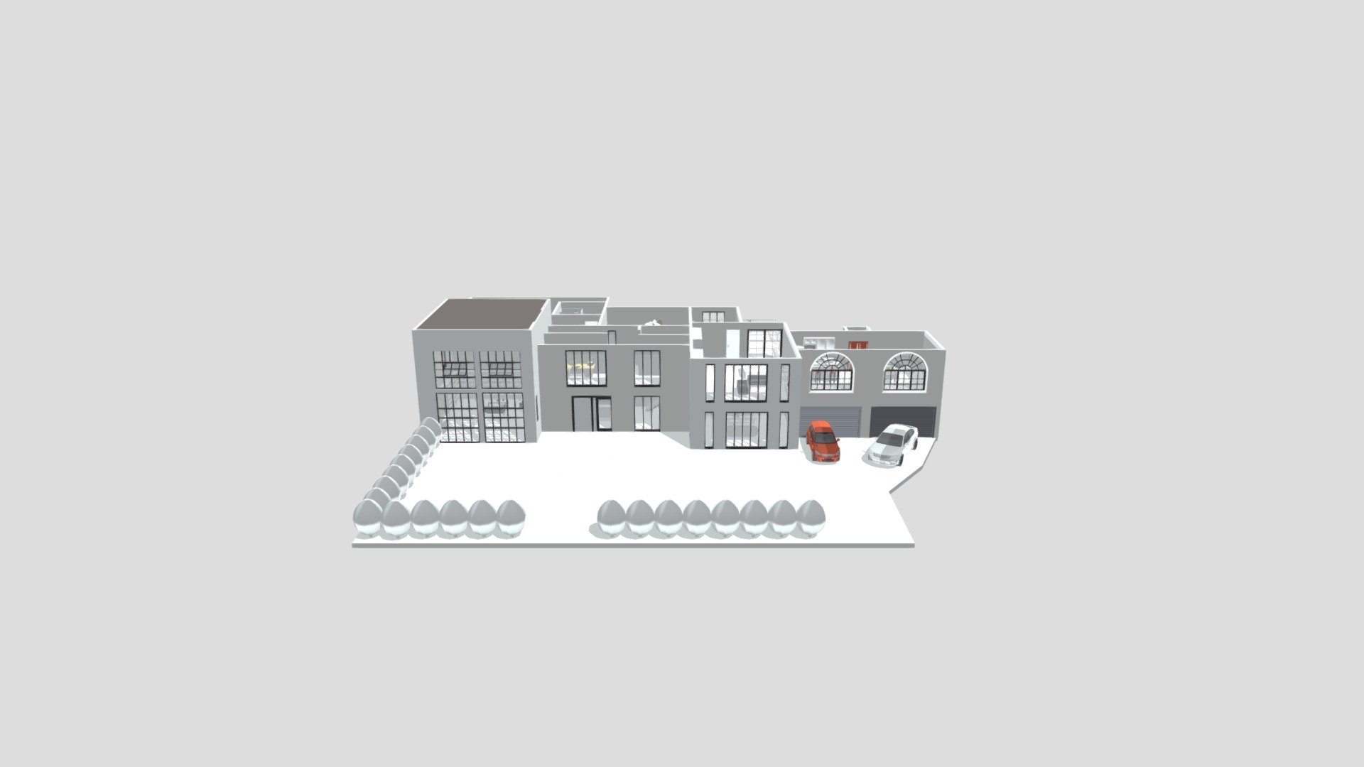 Mega House - Download Free 3D model by Home Design 3D (@homedesign3d ...