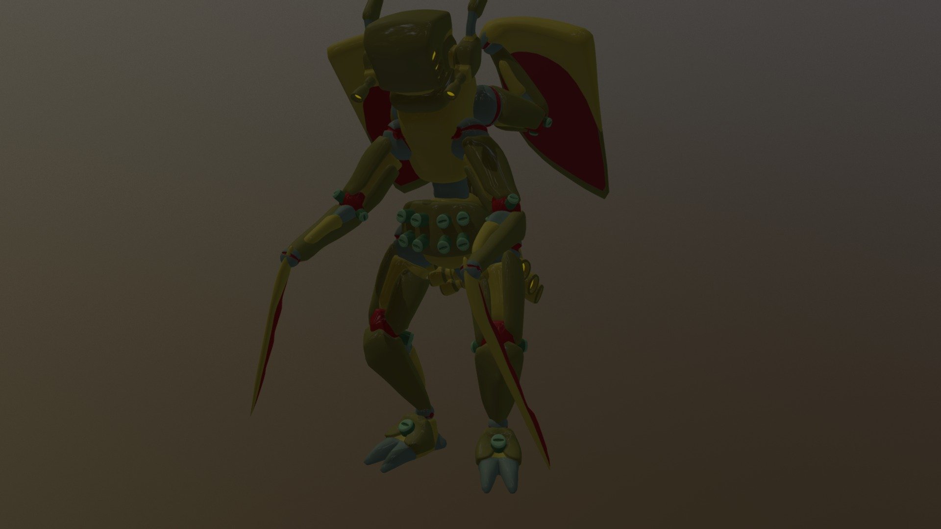 Robotmantis - 3D model by Bankee (@Beauritto) [fbae582] - Sketchfab