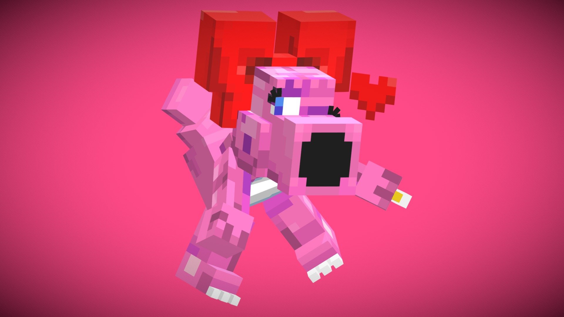 Birdo Minecraft CPM Model - 3D model by Ser21 (@serhankol1977) [fbafdb4 ...
