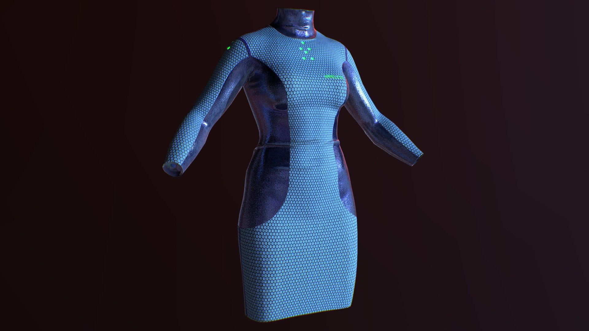 Sci-fi dress for Metahuman - Download Free 3D model by Alexander ...