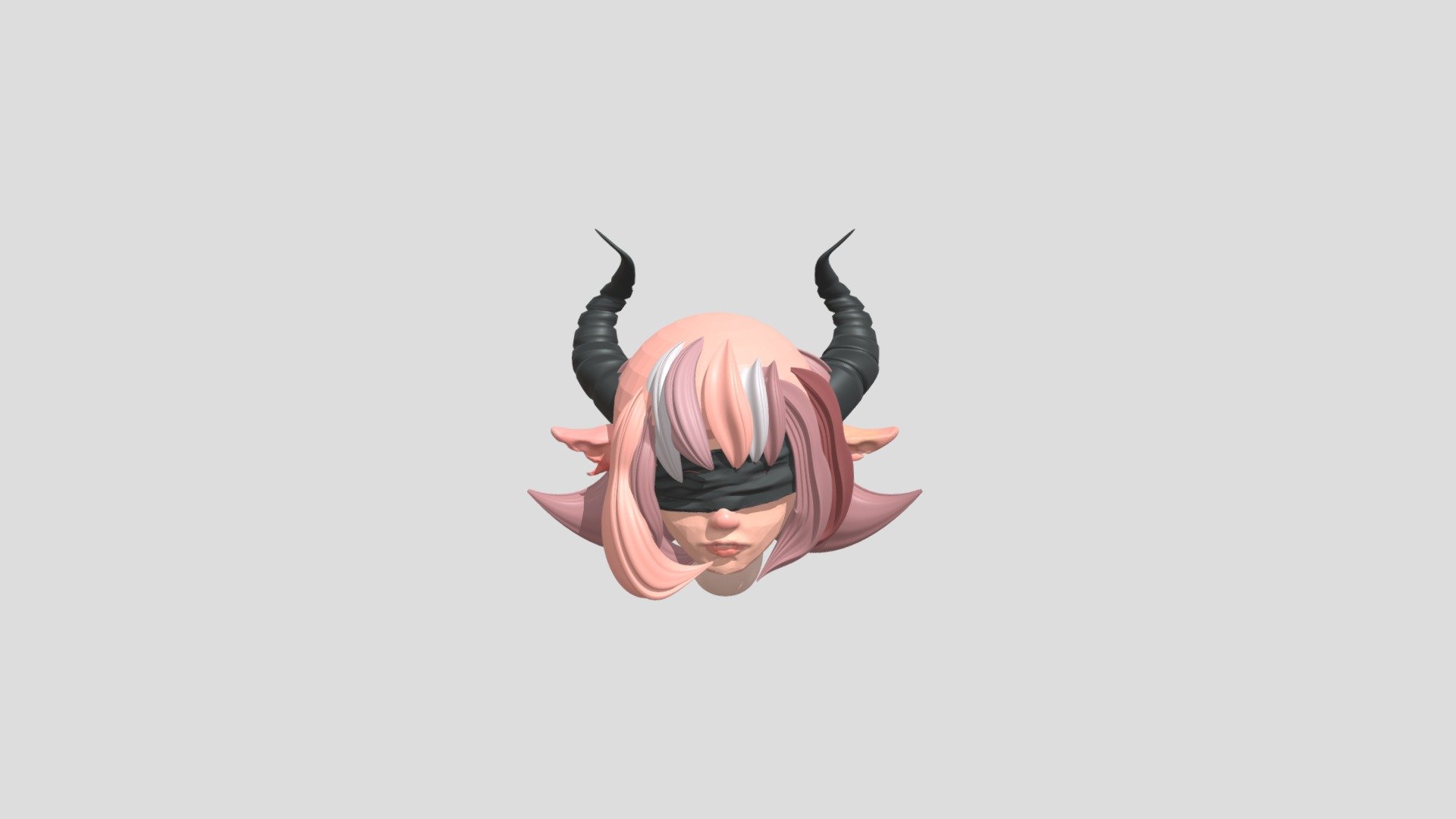 Elf Girl head portrait free - 3D model by Adhara20imancy [fbb1087 ...