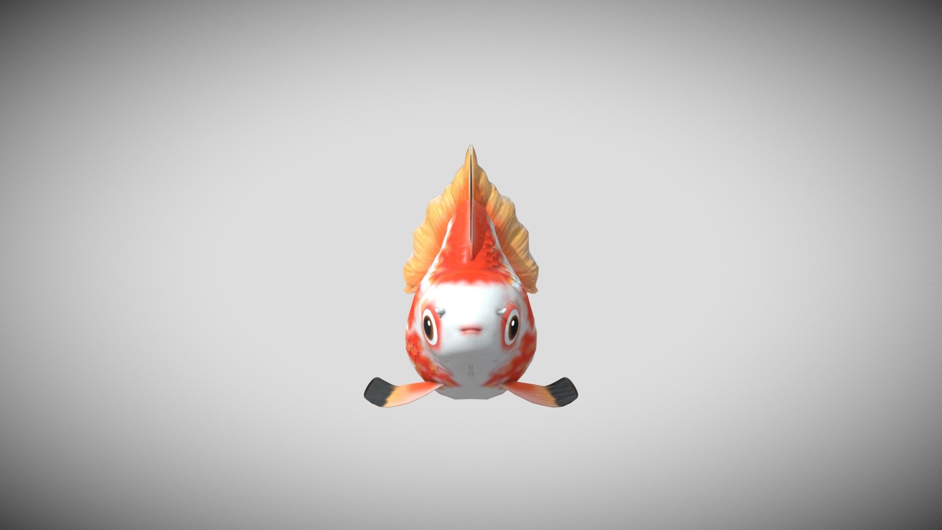 Ryukinako Fish - 3D model by 17IQ3Logic [fbb22ab] - Sketchfab
