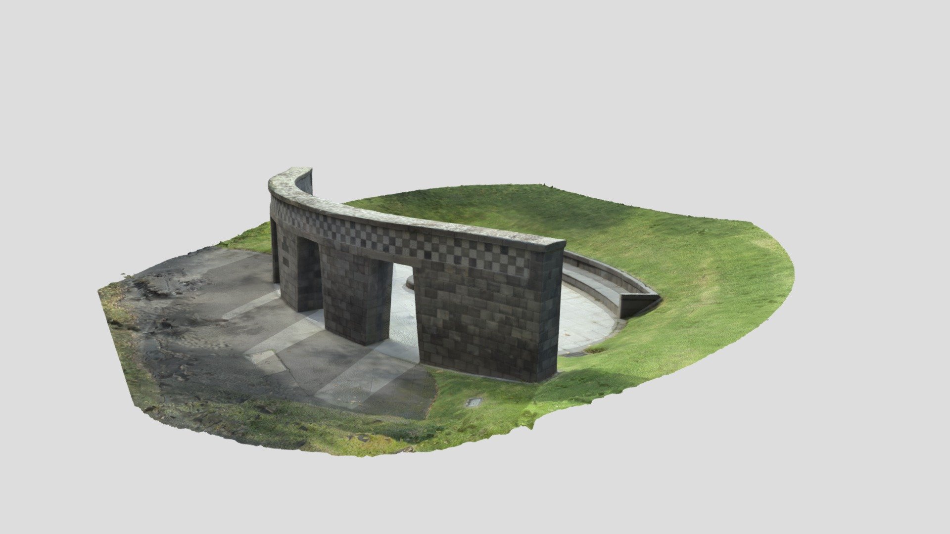 POLICE MEMORIAL - 3D model by charensia [fbb321a] - Sketchfab